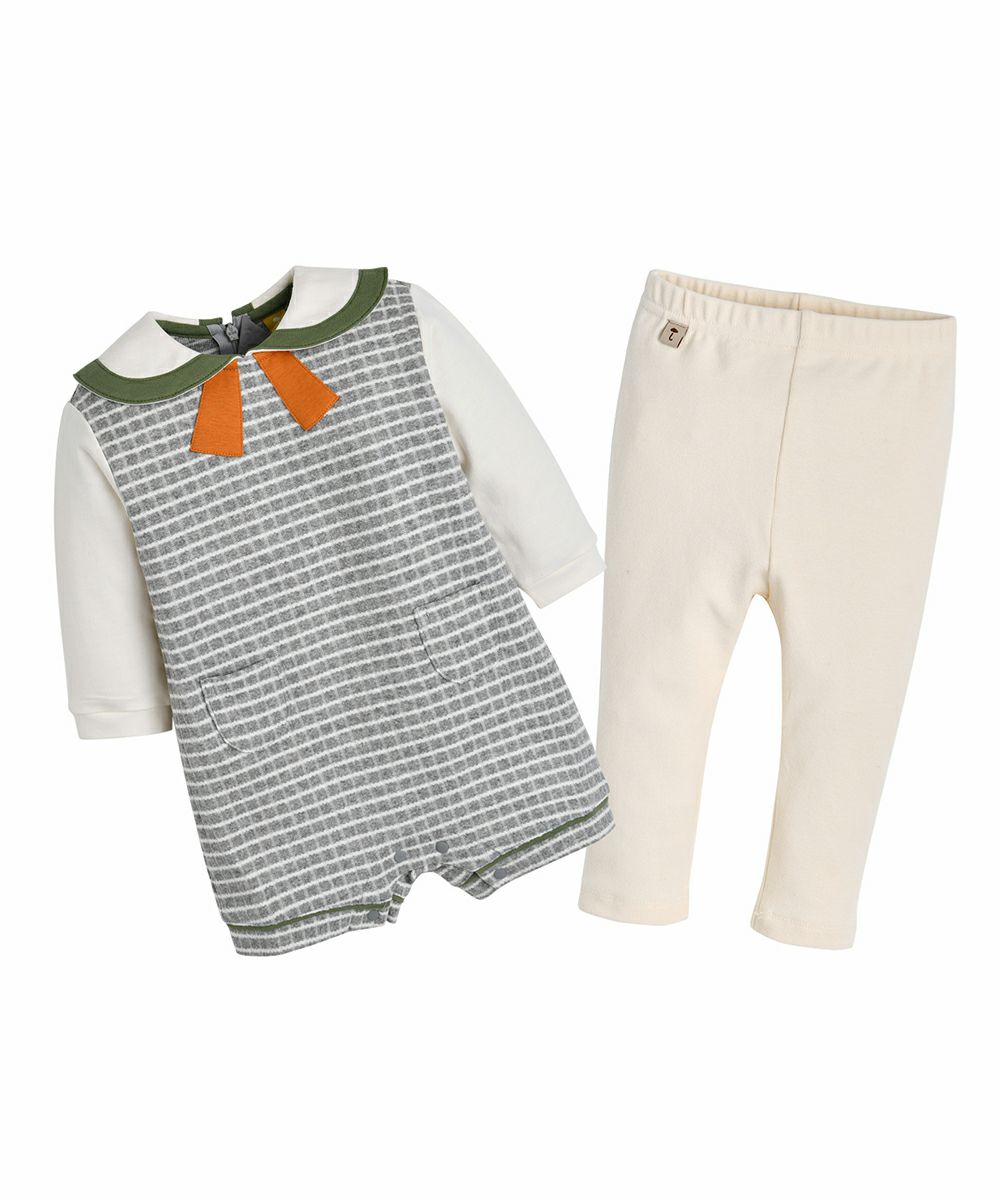 【2点セット】襟ポイントチェックカバーオール＆レギンス | おしゃれな子供服 moimoln（モイモルン） 公式Online Store