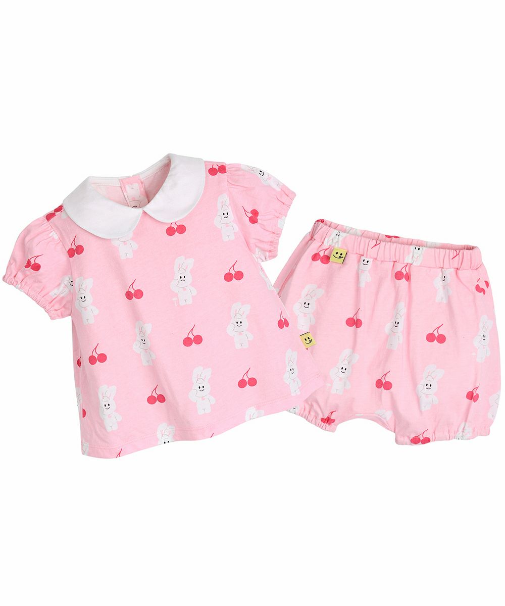 【セットアップ】ノーティッド クリームバニートップス＆パンツ | おしゃれな子供服 moimoln（モイモルン） 公式Online Store