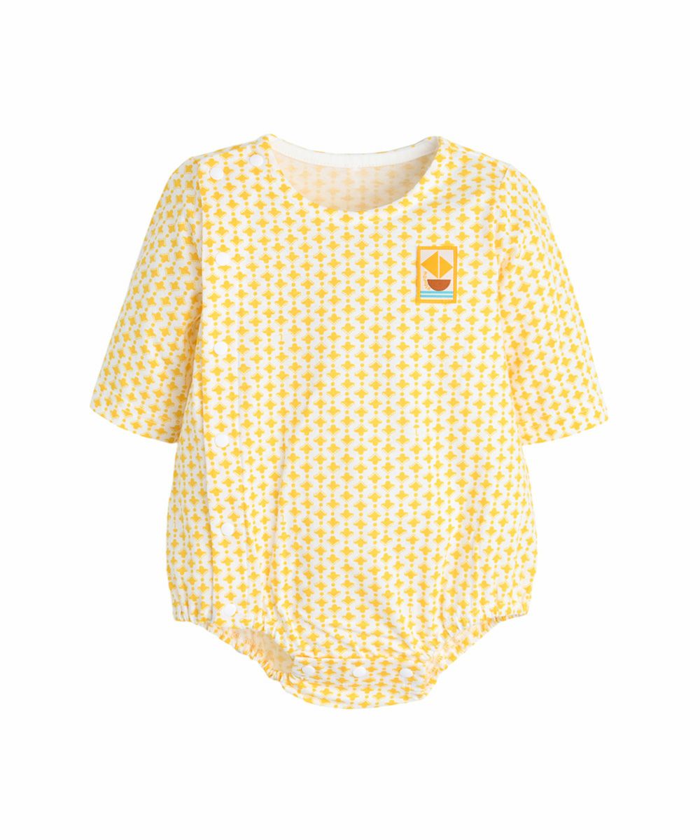 リニ7分袖ロンパース | おしゃれな子供服 moimoln（モイモルン） 公式Online Store