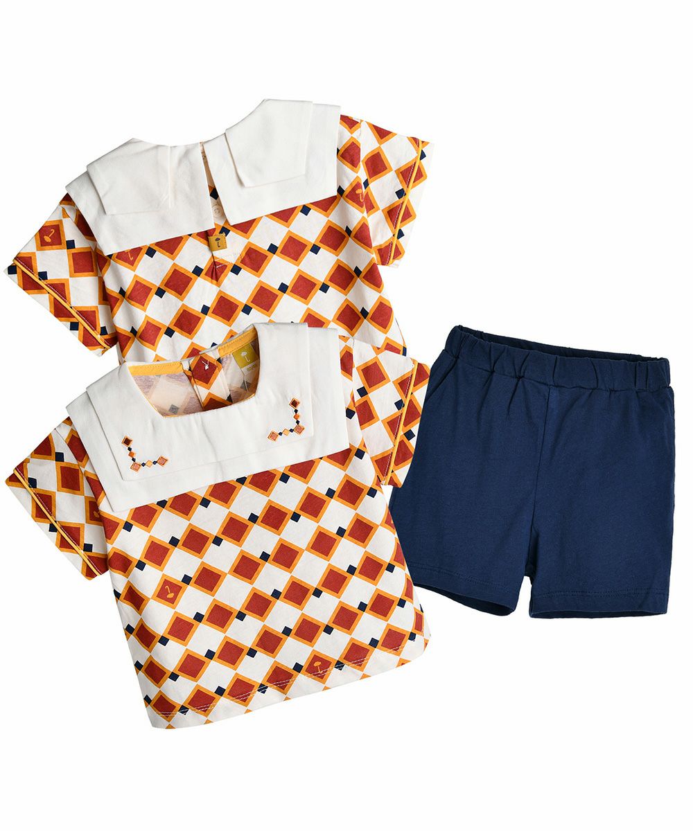 【セットアップ】ワンスアーガイルトップス＆パンツ | おしゃれな子供服 moimoln（モイモルン） 公式Online Store