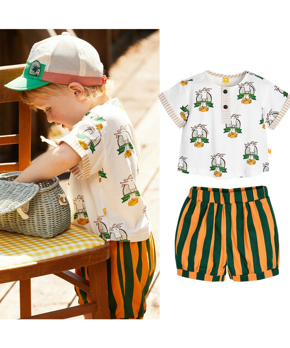 【セットアップ】アニマルモチーフトップス＆パンツ | おしゃれな子供服 moimoln（モイモルン） 公式Online Store