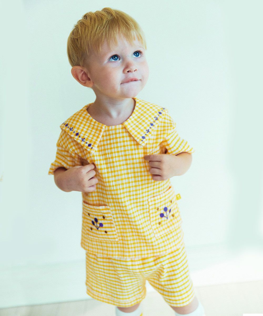 【セットアップ】ロディチェックトップス＆パンツ | おしゃれな子供服 moimoln（モイモルン） 公式Online Store