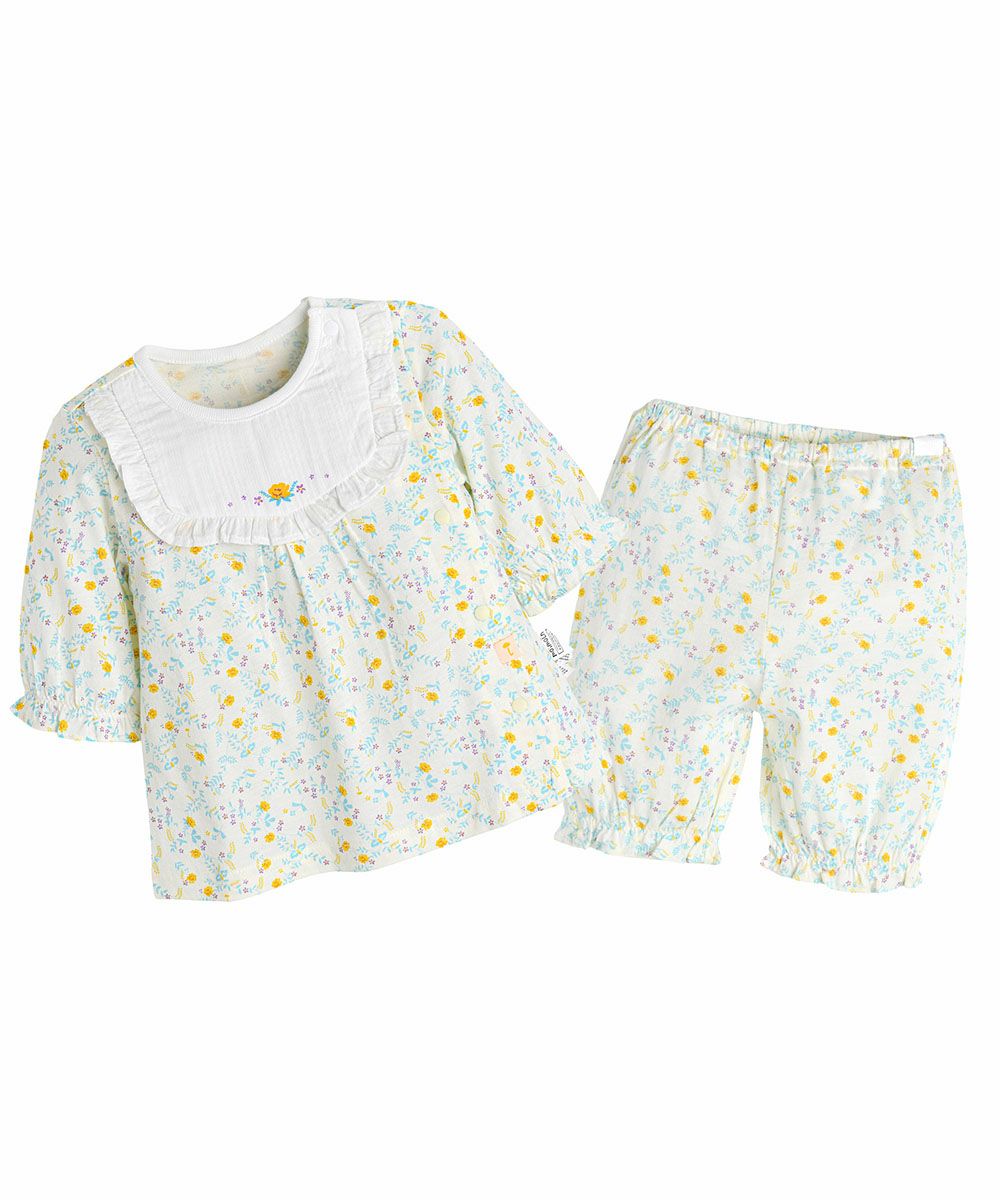 【ルームウェア】セリン7分袖トップス＆パンツ | おしゃれな子供服 moimoln（モイモルン） 公式Online Store