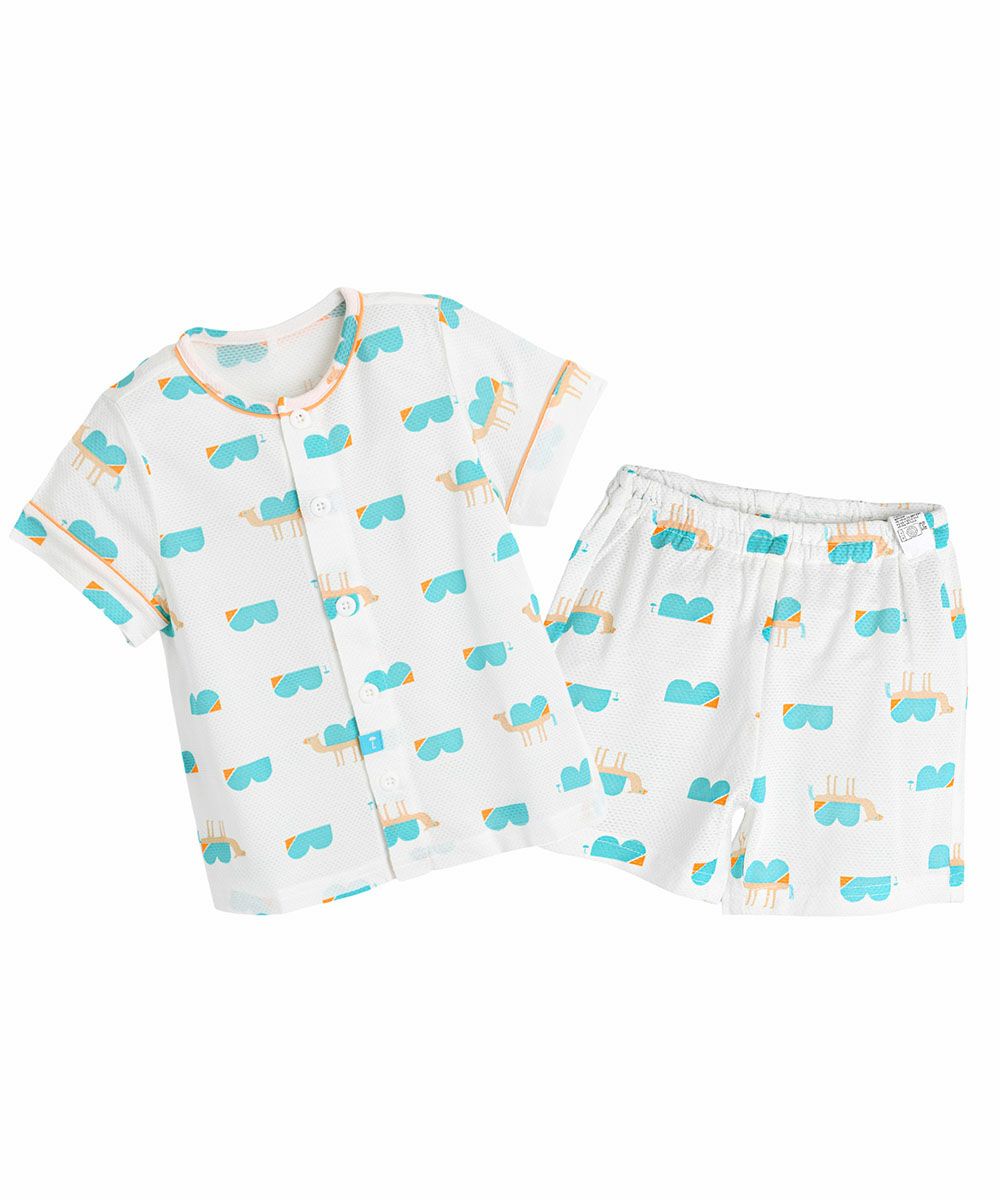 【ルームウェア】キャメルメッシュトップス＆パンツ | おしゃれな子供服 moimoln（モイモルン） 公式Online Store