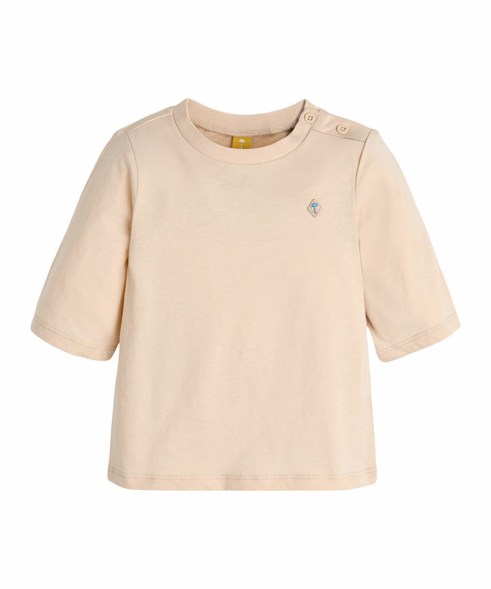 【SOFT&】リット7分丈Tシャツ | おしゃれな子供服 moimoln（モイモルン） 公式Online Store
