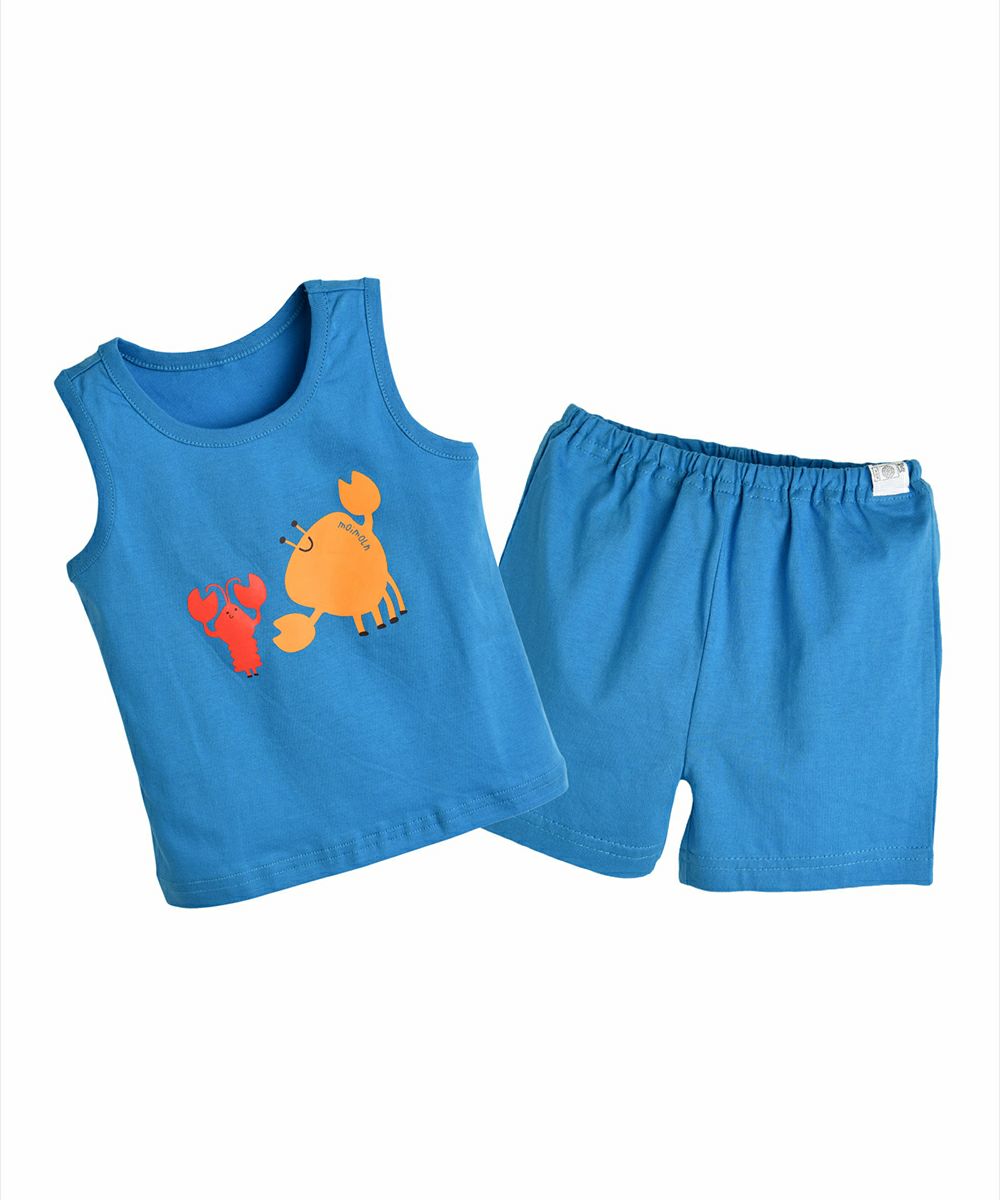 【セットアップ】マリンノースリーブトップス＆パンツ | おしゃれな子供服 moimoln（モイモルン） 公式Online Store