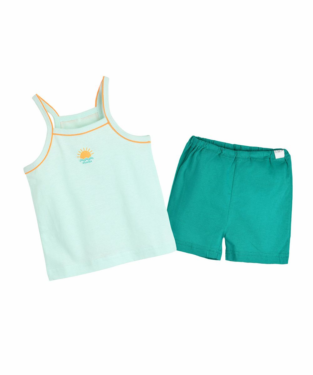 【ルームウェア】ティアードノースリーブトップス＆パンツ | おしゃれな子供服 moimoln（モイモルン） 公式Online Store